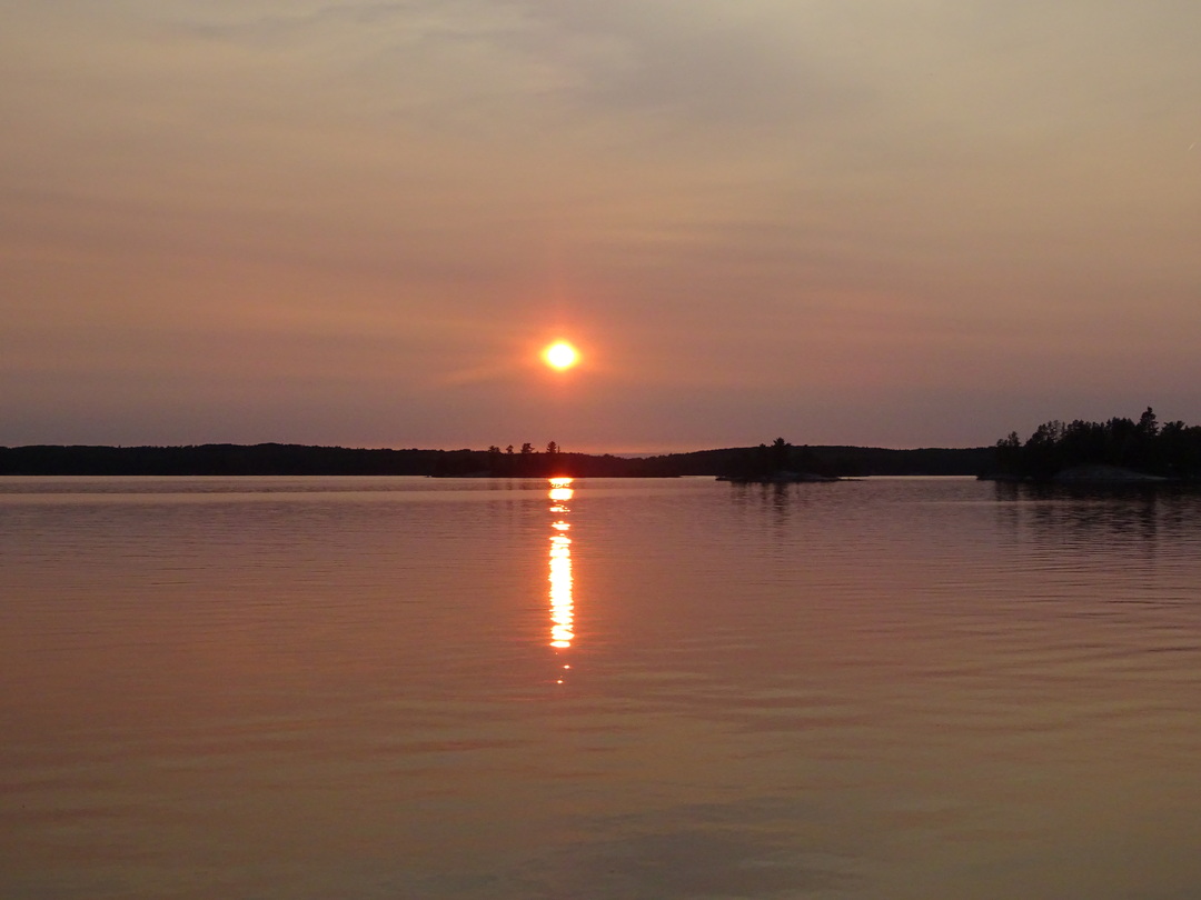 Sunset over the Aulneau Peninsula