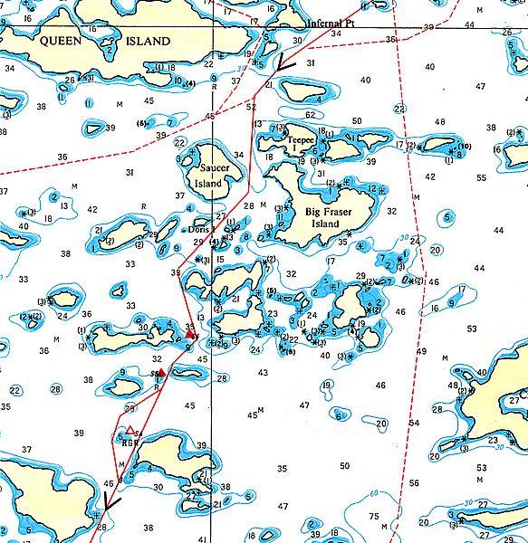 Queen Island, Lake of the Woods Maps